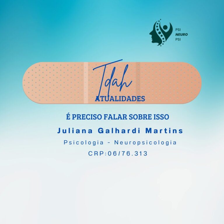 Transtorno de Déficit de Atenção e Hiperatividade CID 11 6A05 ...